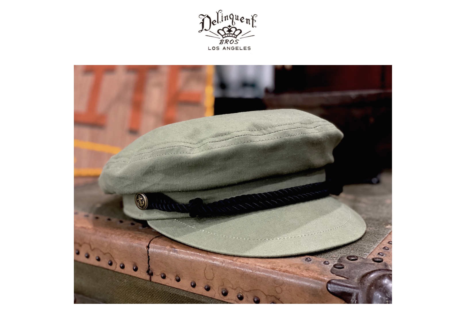 【9月16日 GORI】ご予約〆切間近 Vol.1 Delinquent Bros “Vintage Style Ciggy Hat ...